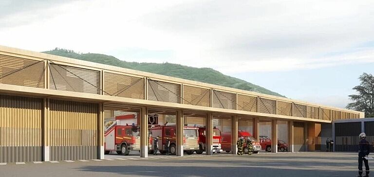 Construction de la nouvelle caserne des pompiers - Ville de Sisteron