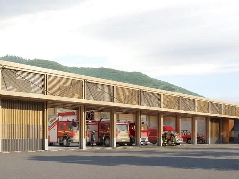 Construction de la nouvelle caserne des pompiers - Ville de Sisteron